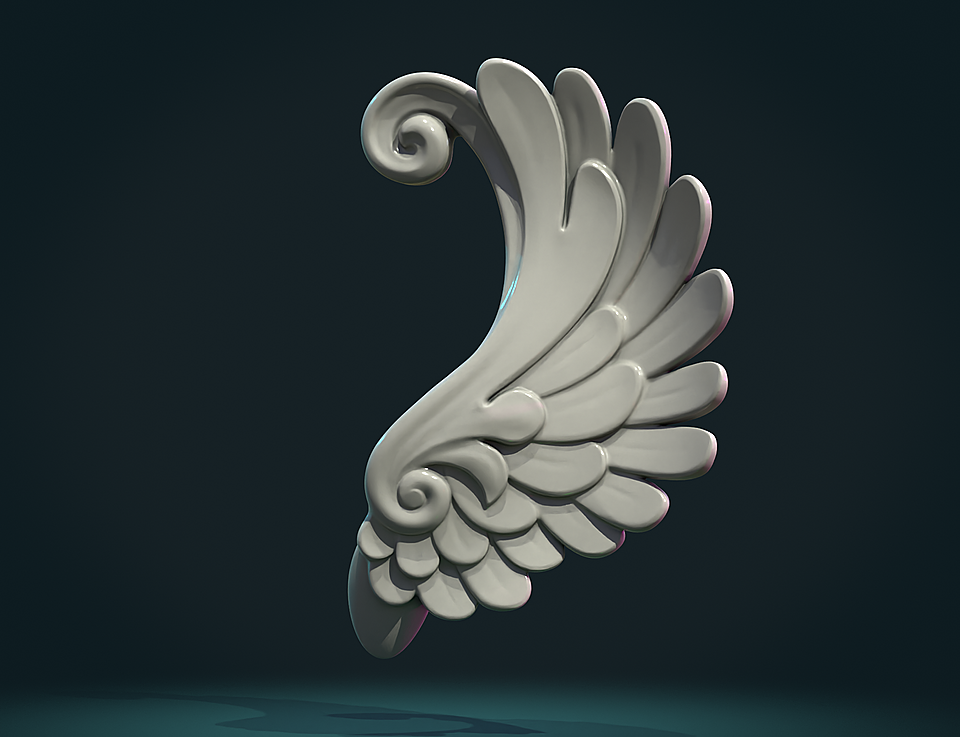 Stylized Wing