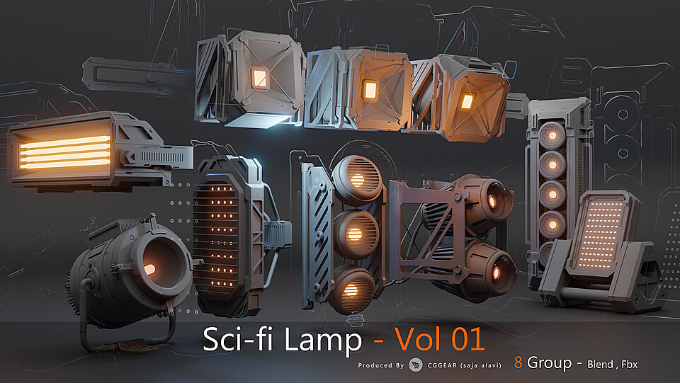 Sci-fi Lamp Vol 01