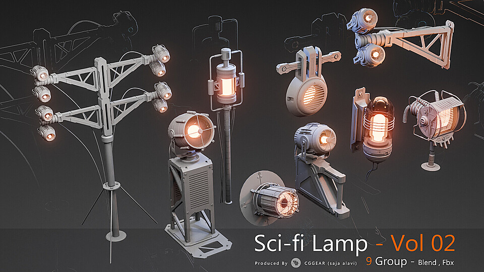 Sci-fi Lamp Vol 02