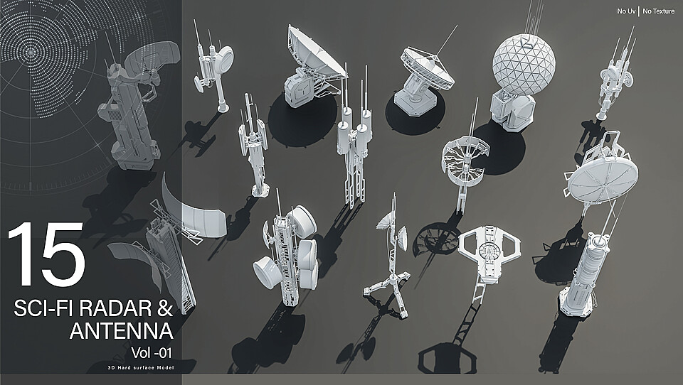 Sci-Fi Radar and Antenna Vol 01