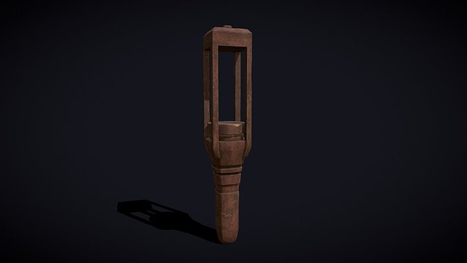 Rustic Medieval Toddler Rattle Toy