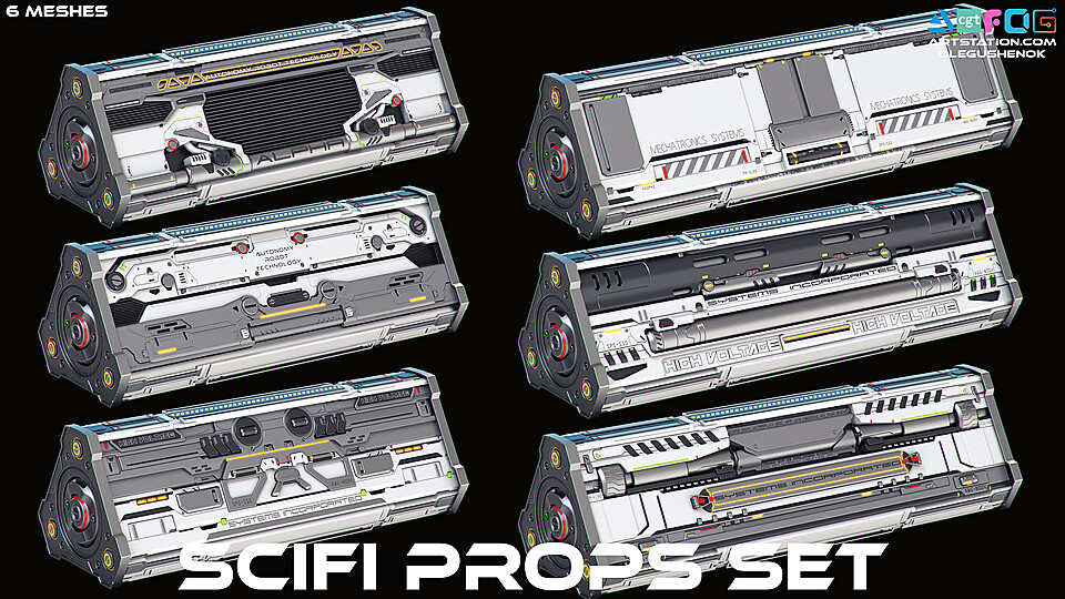 SciFi Props set