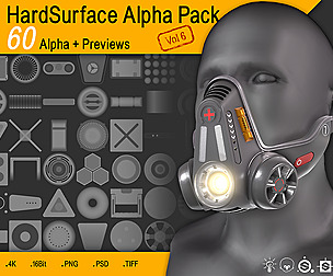 Hardsurface Decals/Alphas - Vol 02