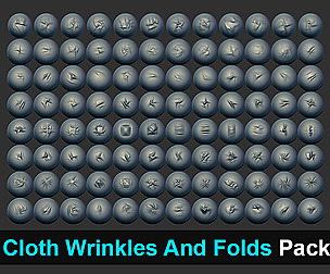 Cloth Wrinkle Alpha Pack
