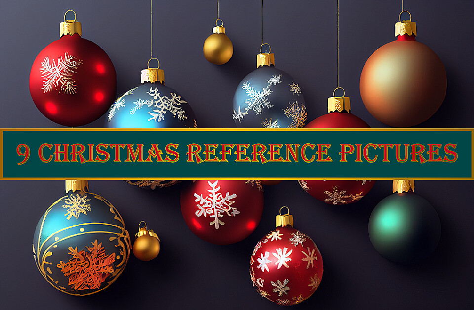 9 Christmas Decorations Reference Pictures
