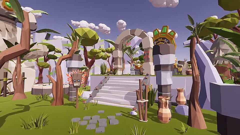 Low Poly Aztec Jungle Island Megapack RG