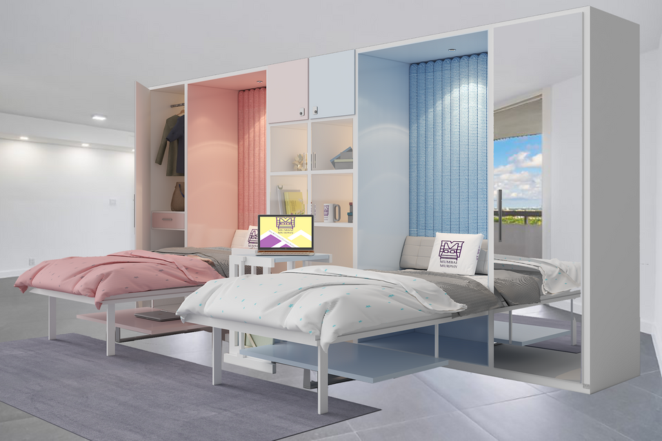 Murphy Bed with Study Table