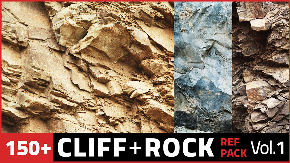 150+ CLIFF & ROCK Reference Pack Vol.1