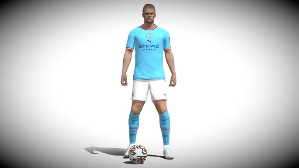 3D Rigged Erling Haaland