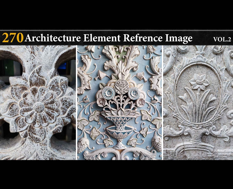 270 Architecture Elements Reference Image _ VOL.2
