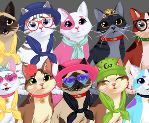 Katz The Fighting Cat Game Sprites