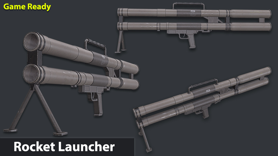 Rocket Launcher Game Ready 12