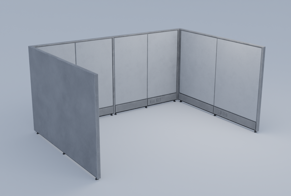 Office Cubicle 4K and 2K Textures