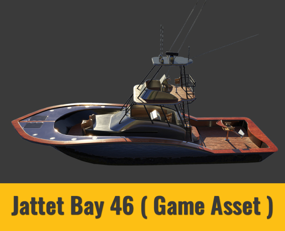 Jarrett Bay 46 (Game Asset)