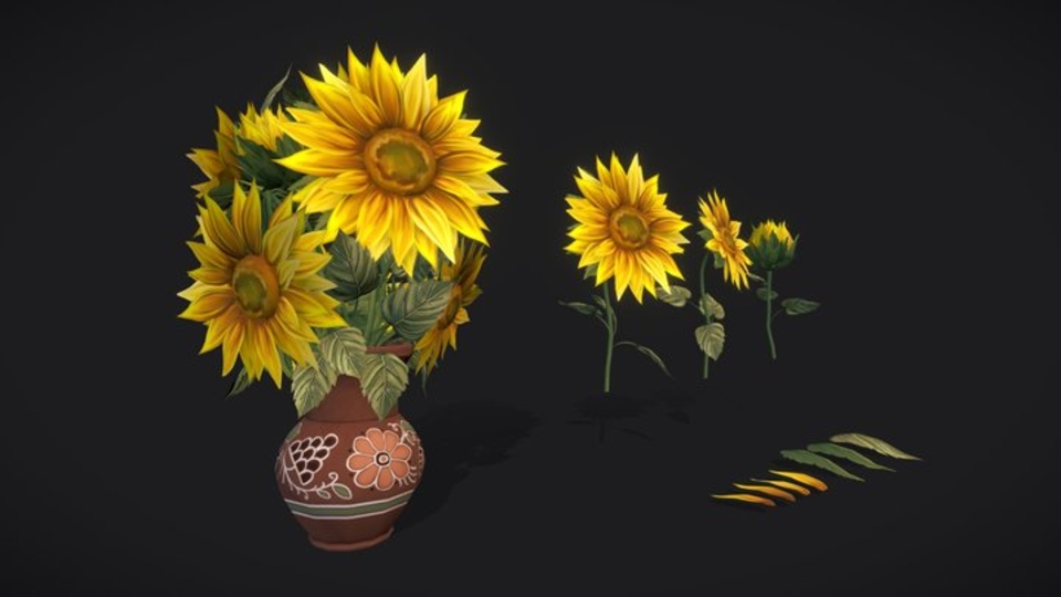 Stylized Sunflower