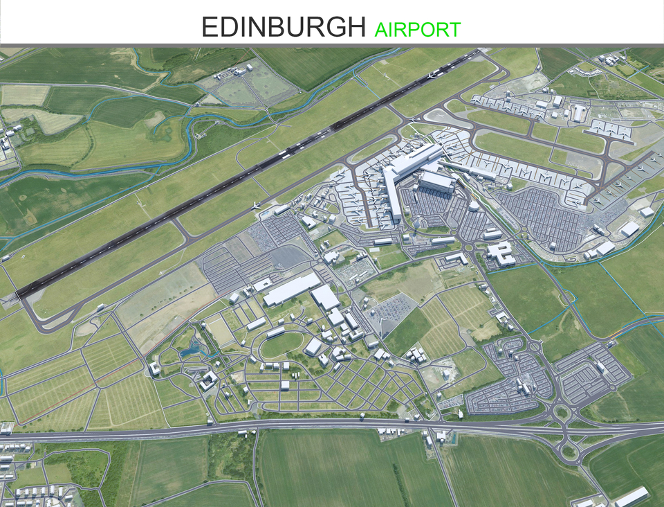 Edinburgh Airport 3d model