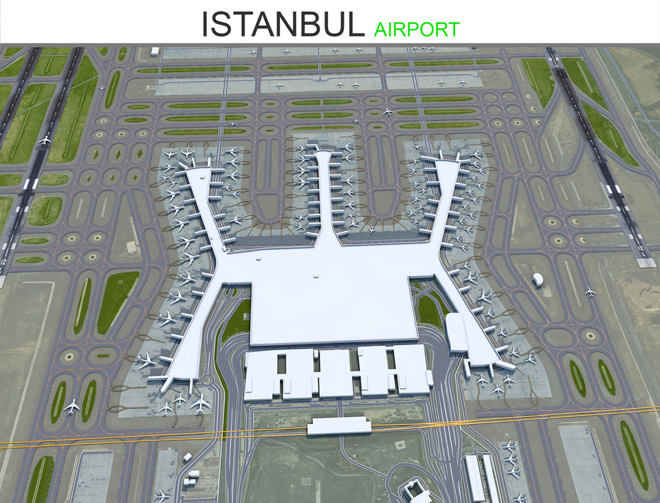 Istanbul Airport 3d model