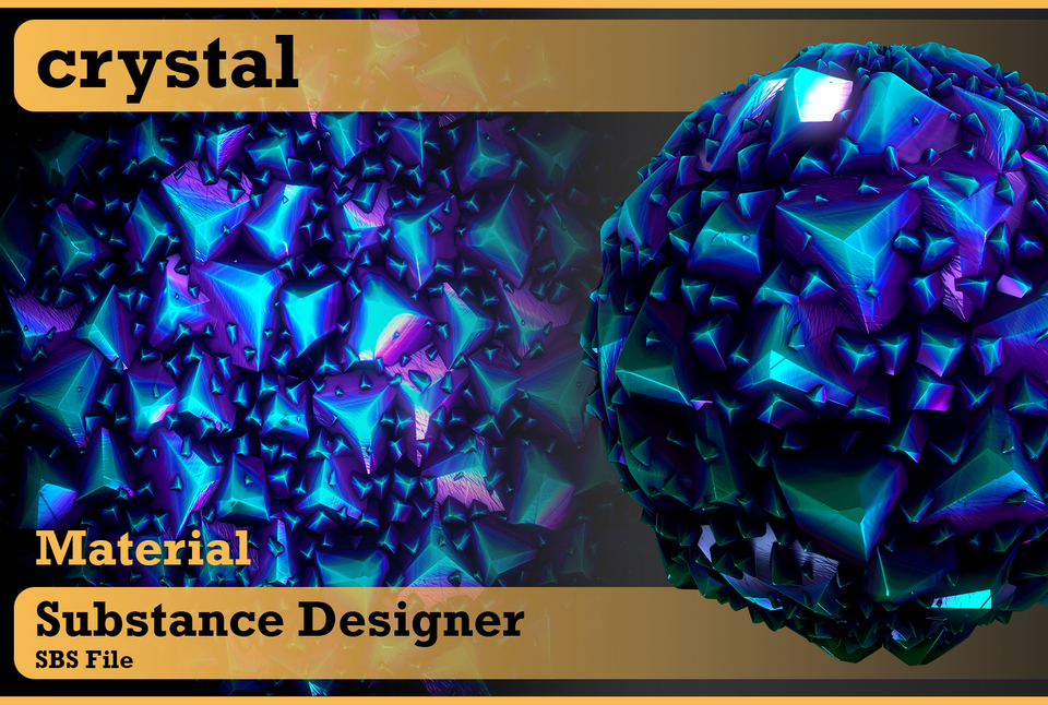 Crystal - VOL 02 - substance designer