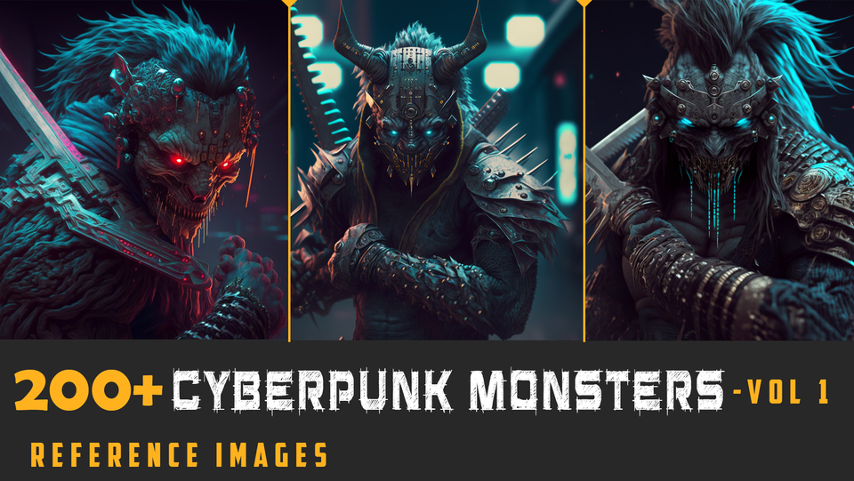 Cyberpunk Monsters Concept Reference