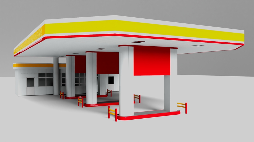 Gas Station Building