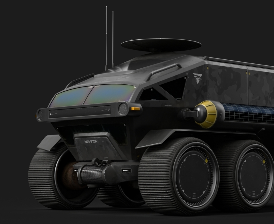 Toyota Lunar Cruiser Jaxa Moon Rover 3d Model