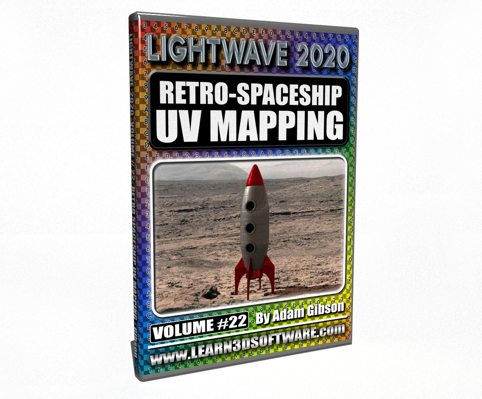 LightWavw 2020-Retro Spaceship UV Mapping