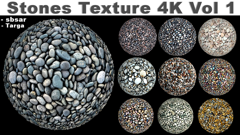 Stones Texture 4K Vol 1