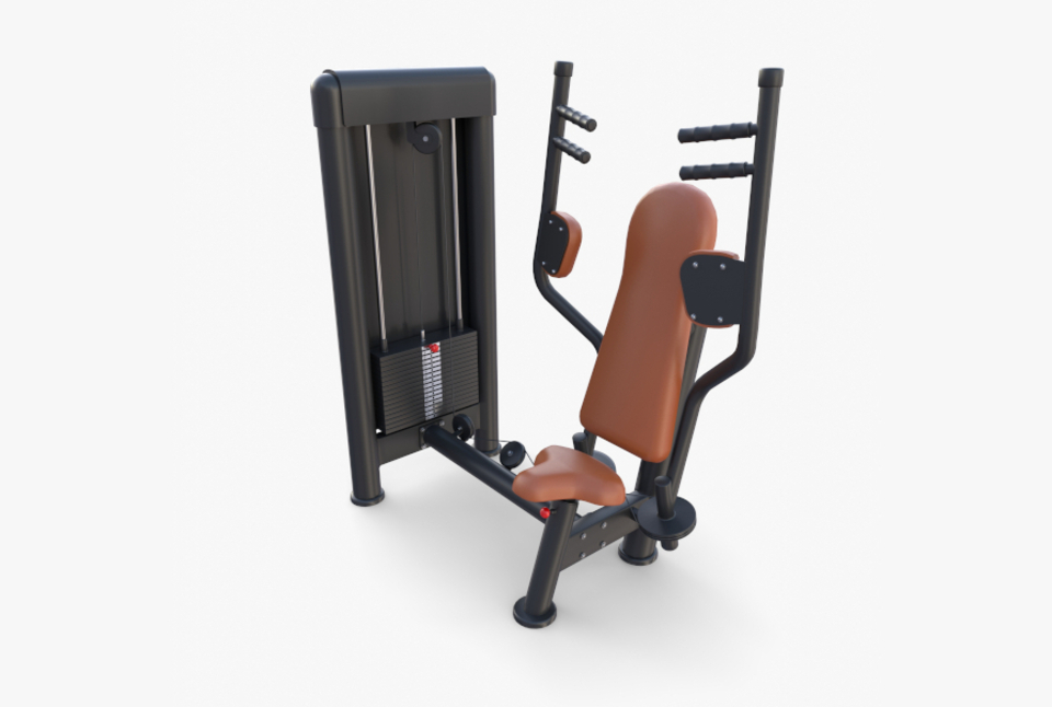 Pec deck machine
