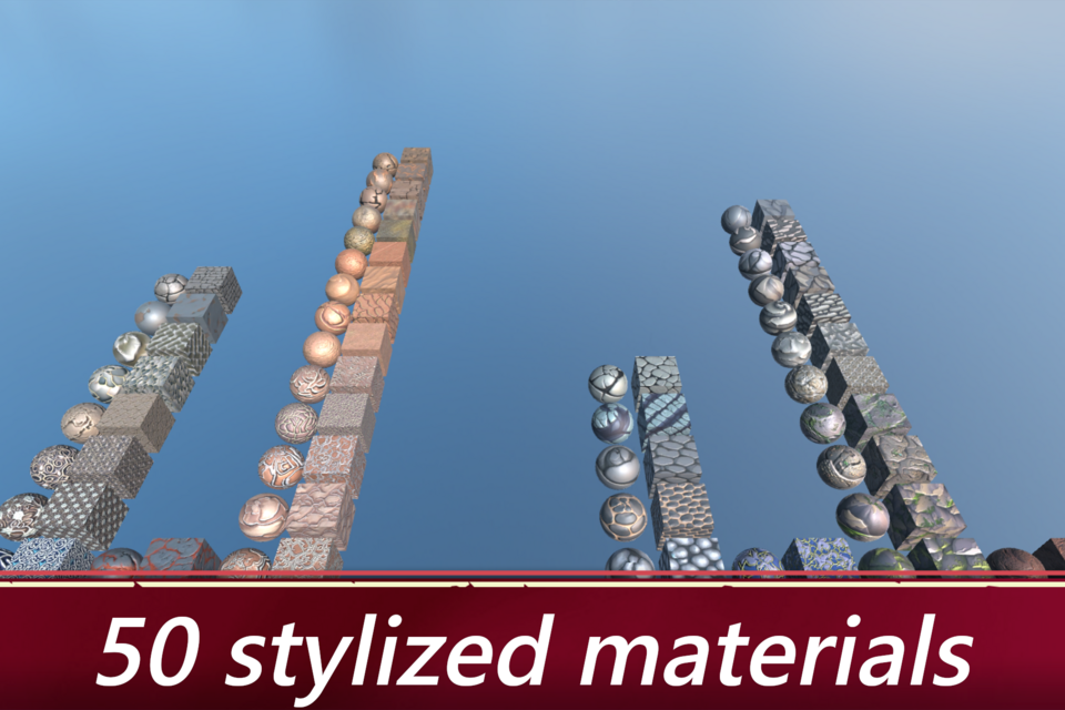 50 FREE Stylized Materials/Texture Sets