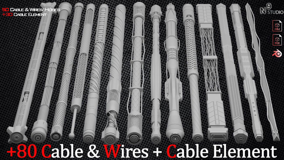 +80 Cable, Wires, Hoses and Cable Element