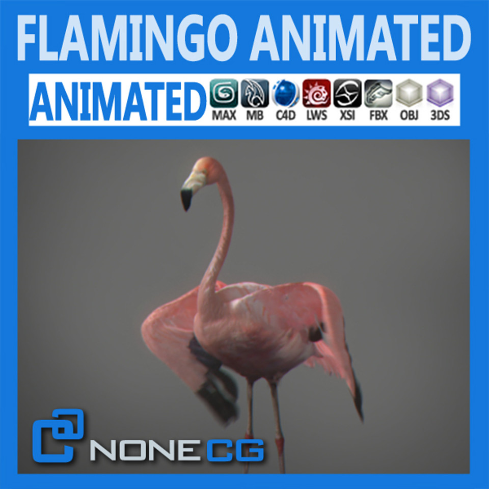 Animated Flamingo