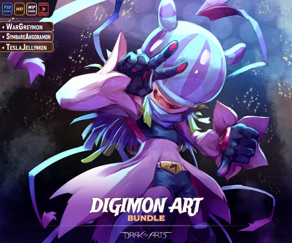 Digimon Art Bundle