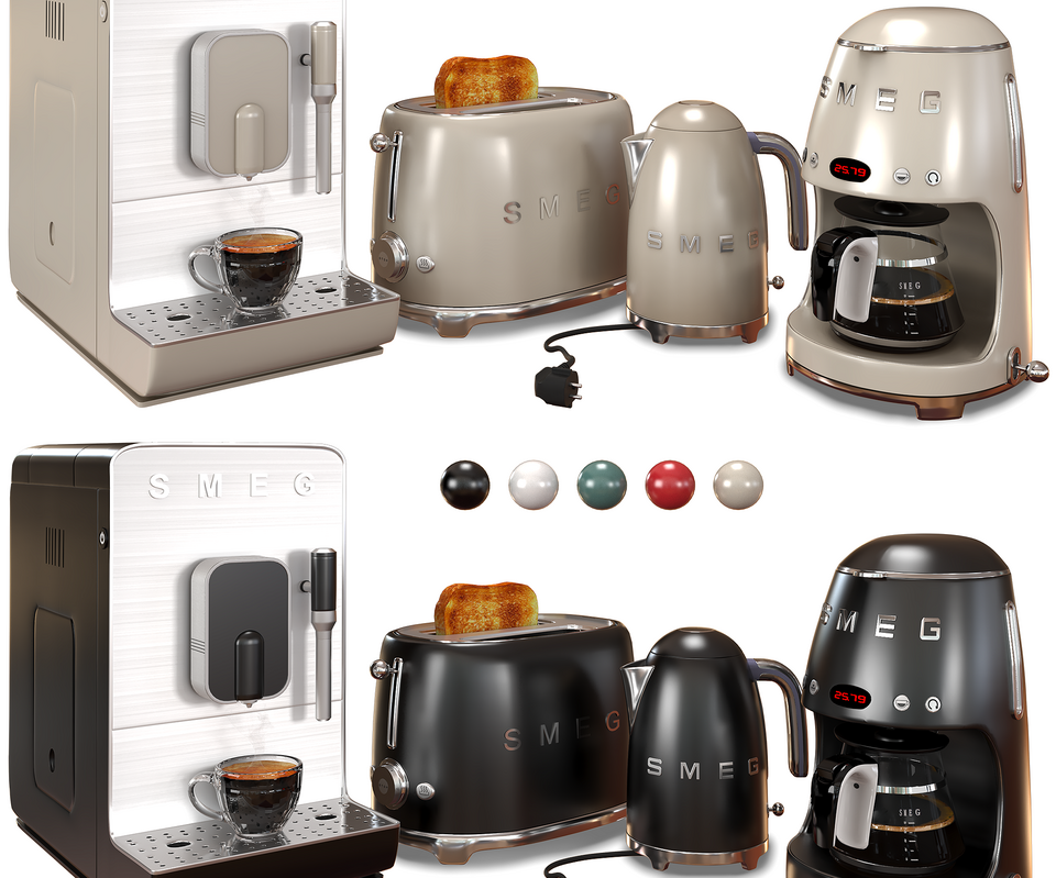 Set of kitchen appliances SMEG