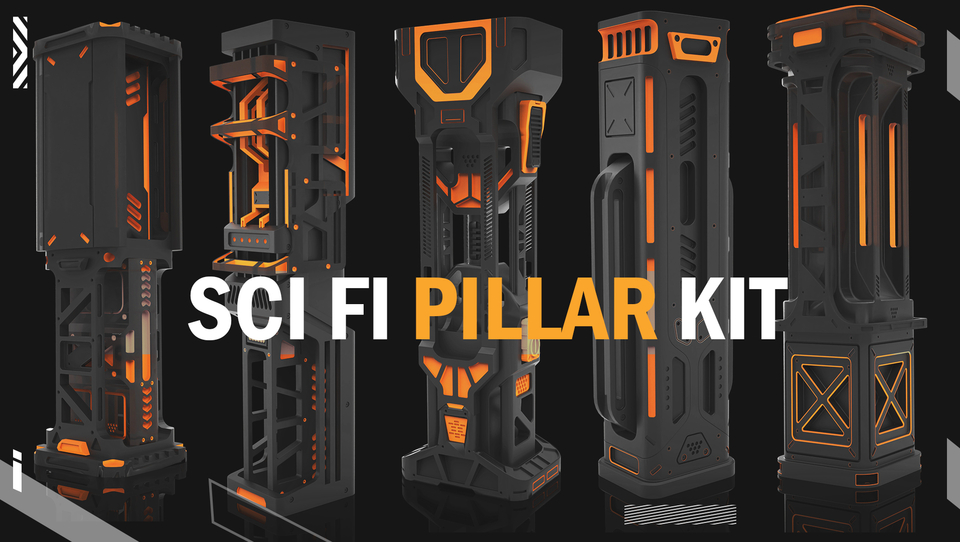 sci-fi pillar kit - vol1