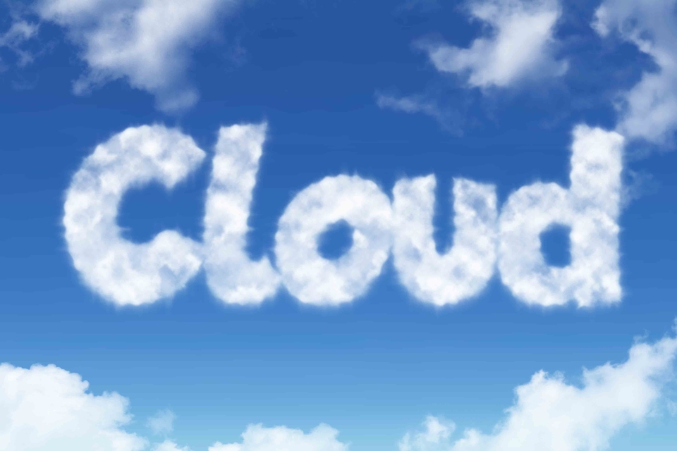 3D Cloud PSD fully editable style text effect.