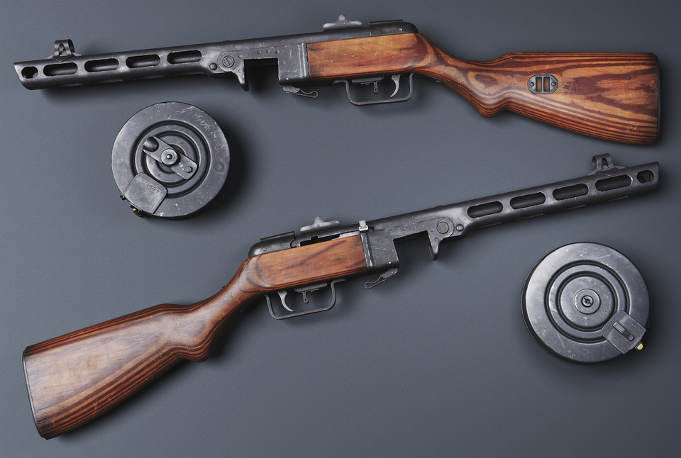 submachine gun PPSH