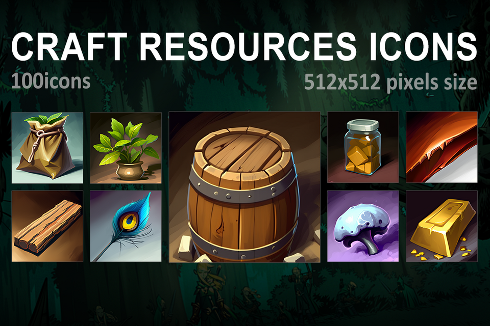 Craft Resources Icons