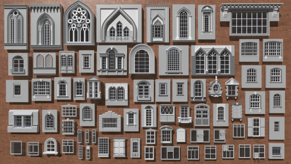 Windows Collection 1 - 75 pieces