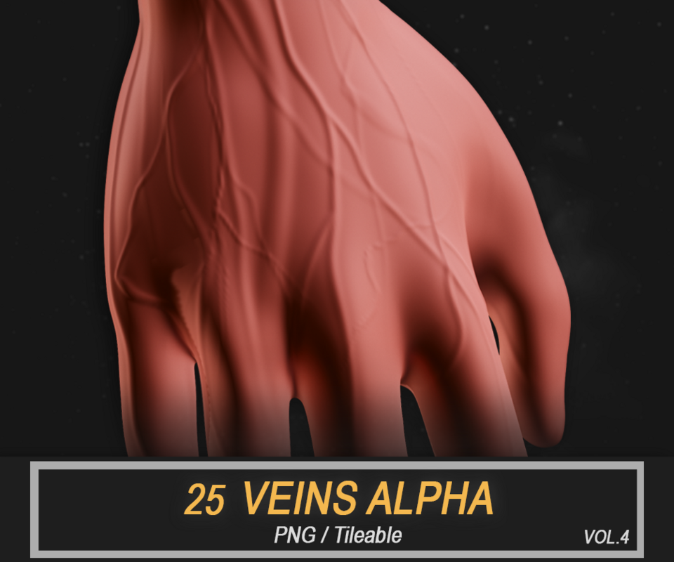Veins Alpha (Tileable) vol.1