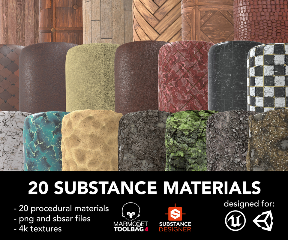 20 Substance Materials
