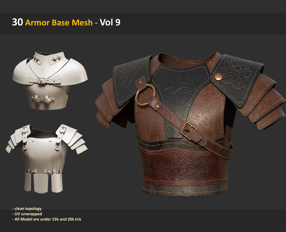 30 Armor Base Mesh - Vol 9