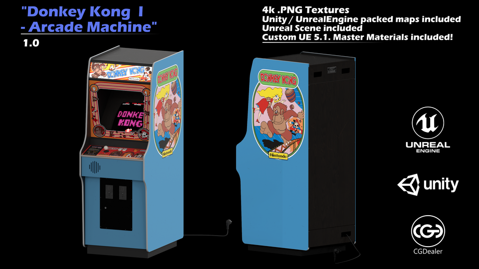 Donkey Kong I - Original - Classic Arcade Machine