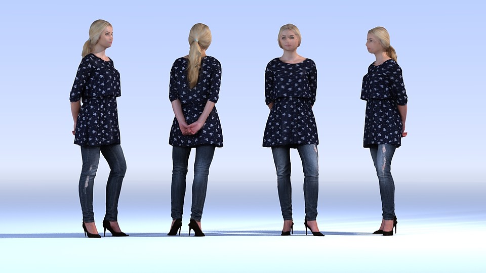 DOSCH 3D: LO-POLY PEOPLE VOL. 1 - Sample