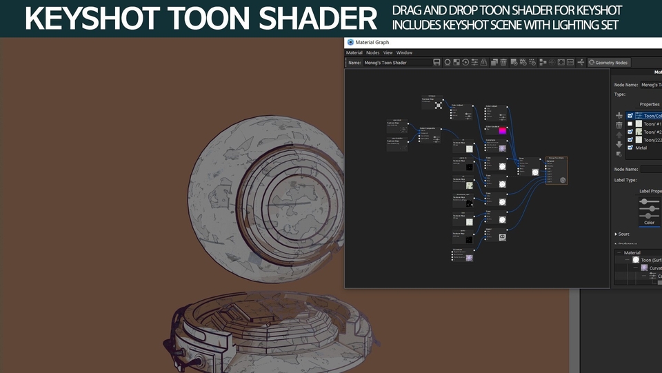 Toon Shader for Keyshot