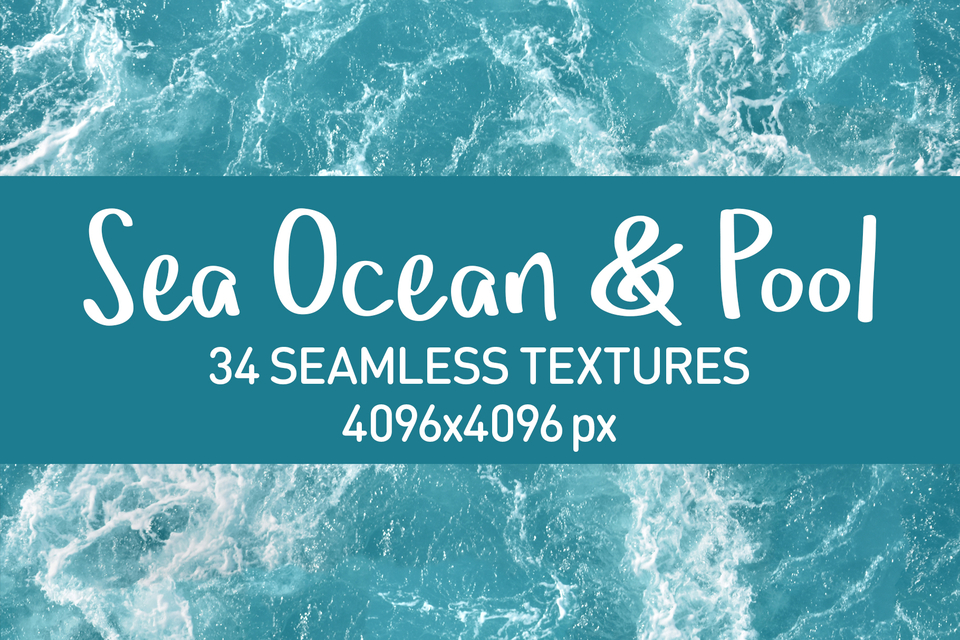 34 Seamless Sea, Ocean and Pool Textures