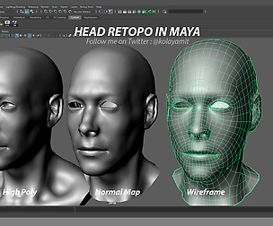 How to Retopo a Head like a Boss - Bonus Content