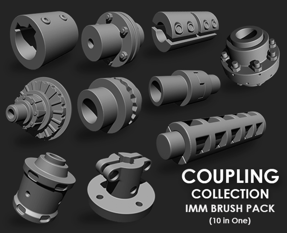 Coupling Collection Imm Brush Pack (10 in one)