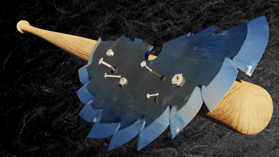 POST APOCALYPTIC MELEE WEAPON BAT