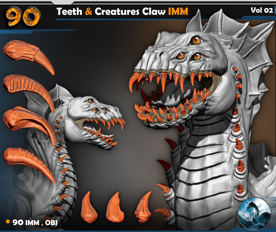 90 Teeth & Creatures Claw IMM Vol 02