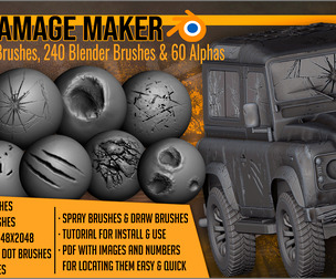 Cracks And Damage Maker Blender Add-On